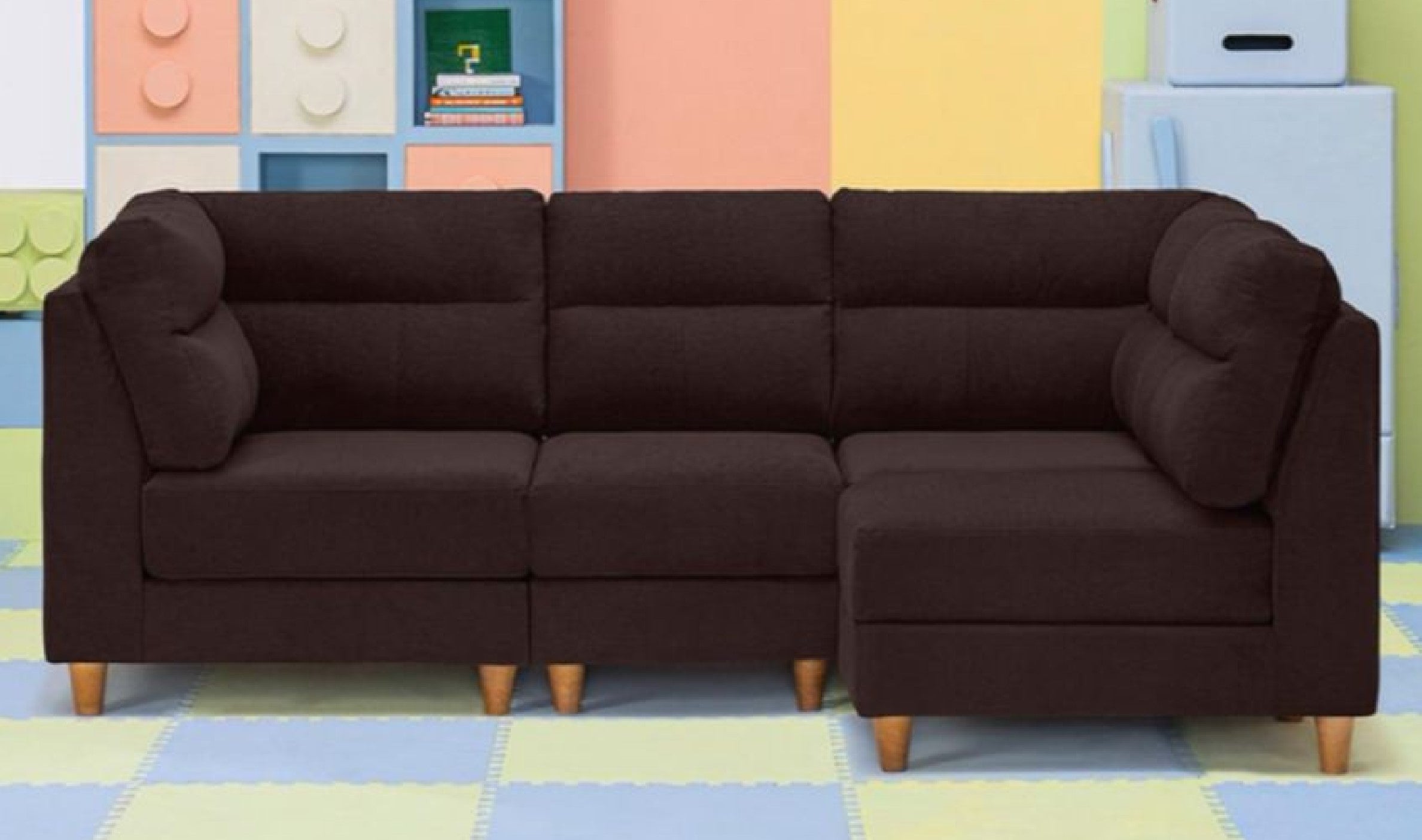 Corner Sofa Basic CSB18 – Jay's Kerala Home Products